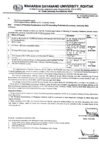 PG Practical Exam - DPG Institute of Technology and Management