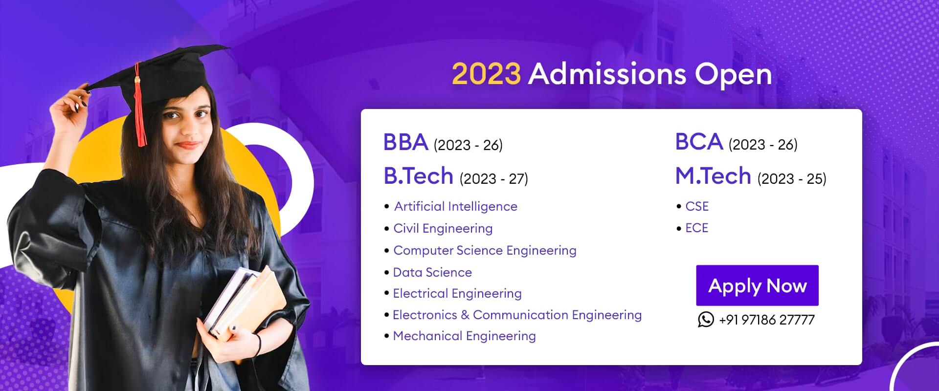 Admissions Website Banner V2 - DPG Institute of Technology and Management