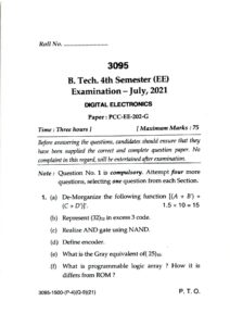 DE-Pyq - DPG Institute of Technology and Management