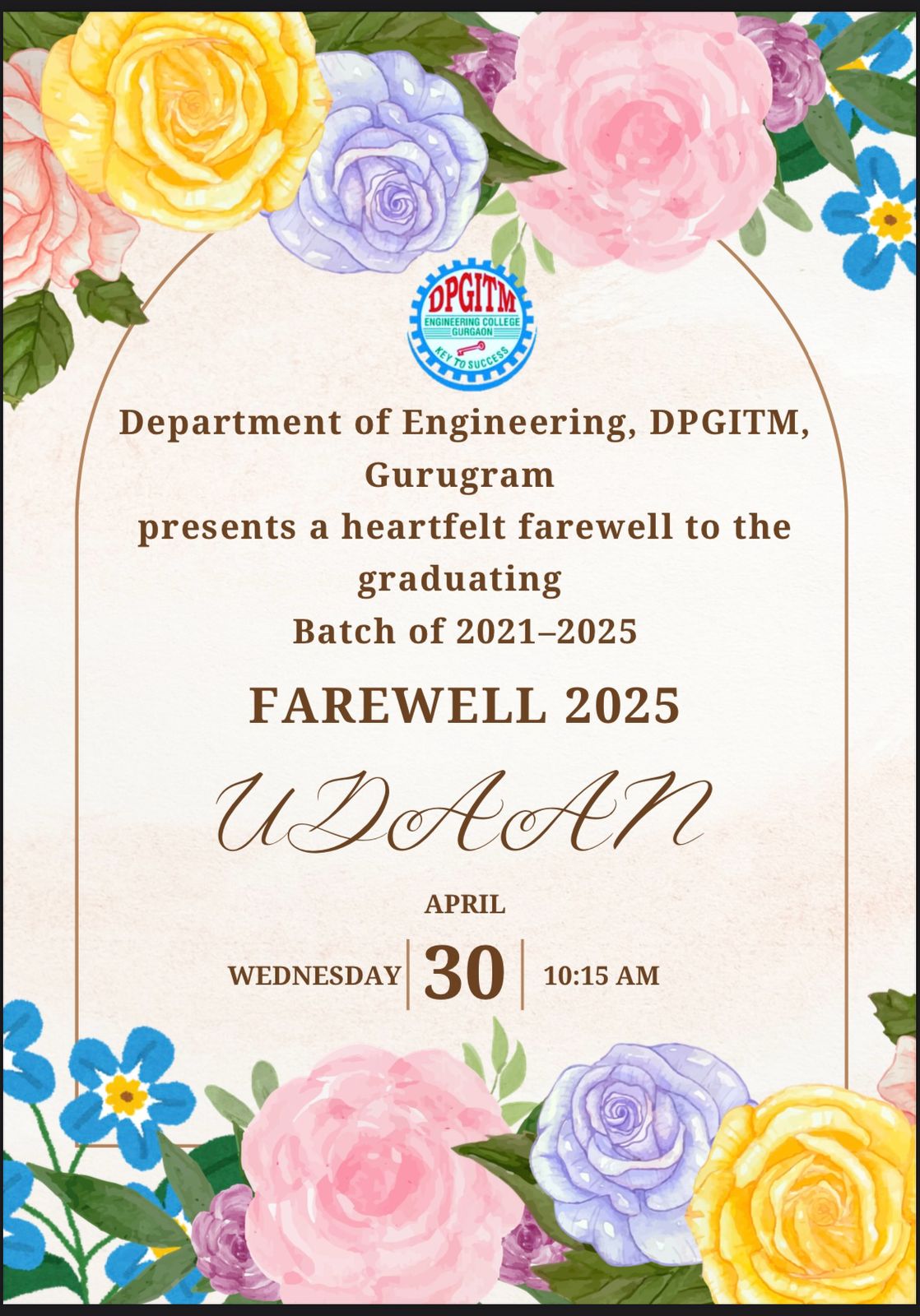 Farewell 2025 Teasers - DPG Institute of Technology and Management